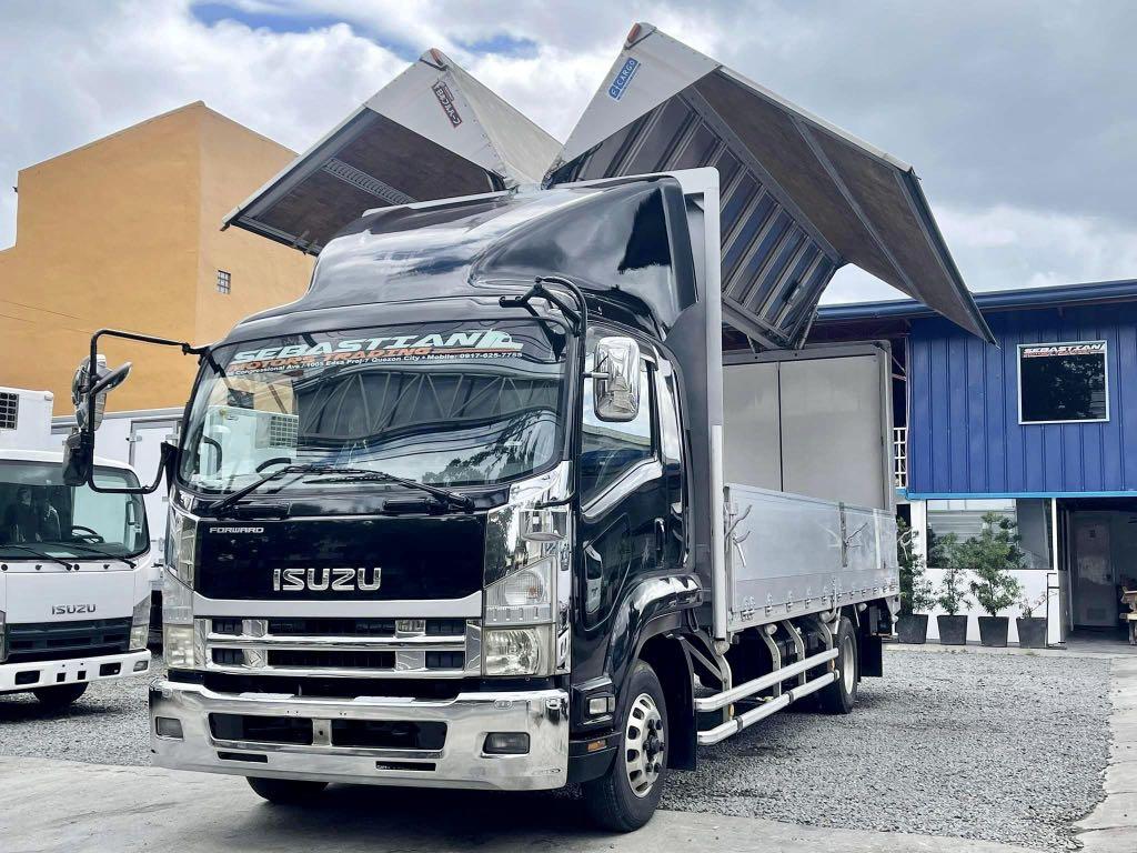 2021 Isuzu Forward Aluminum Wing Van 21ft. F-Series with Power Lifter 2 ...