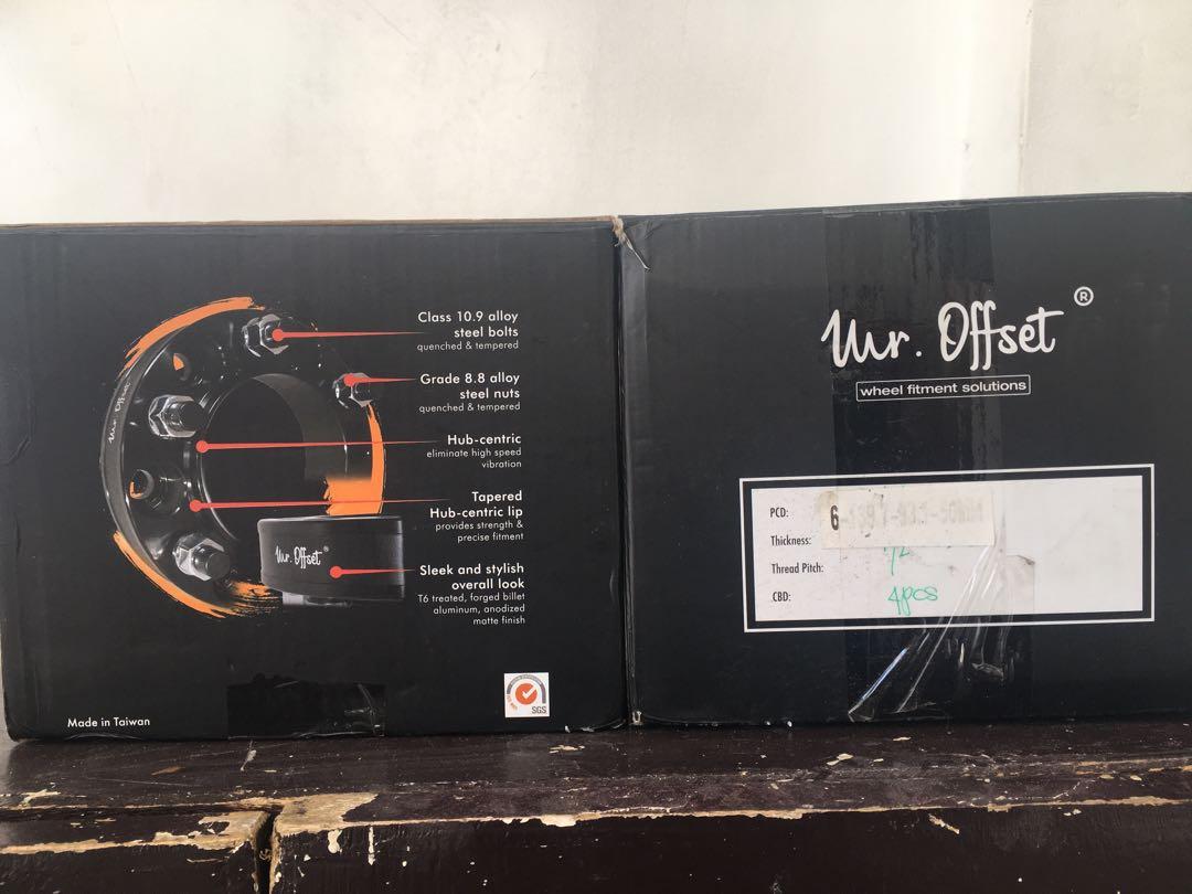 50mm wheel spacer Mr Offset Hubcentric Ford Everest, Car Parts ...