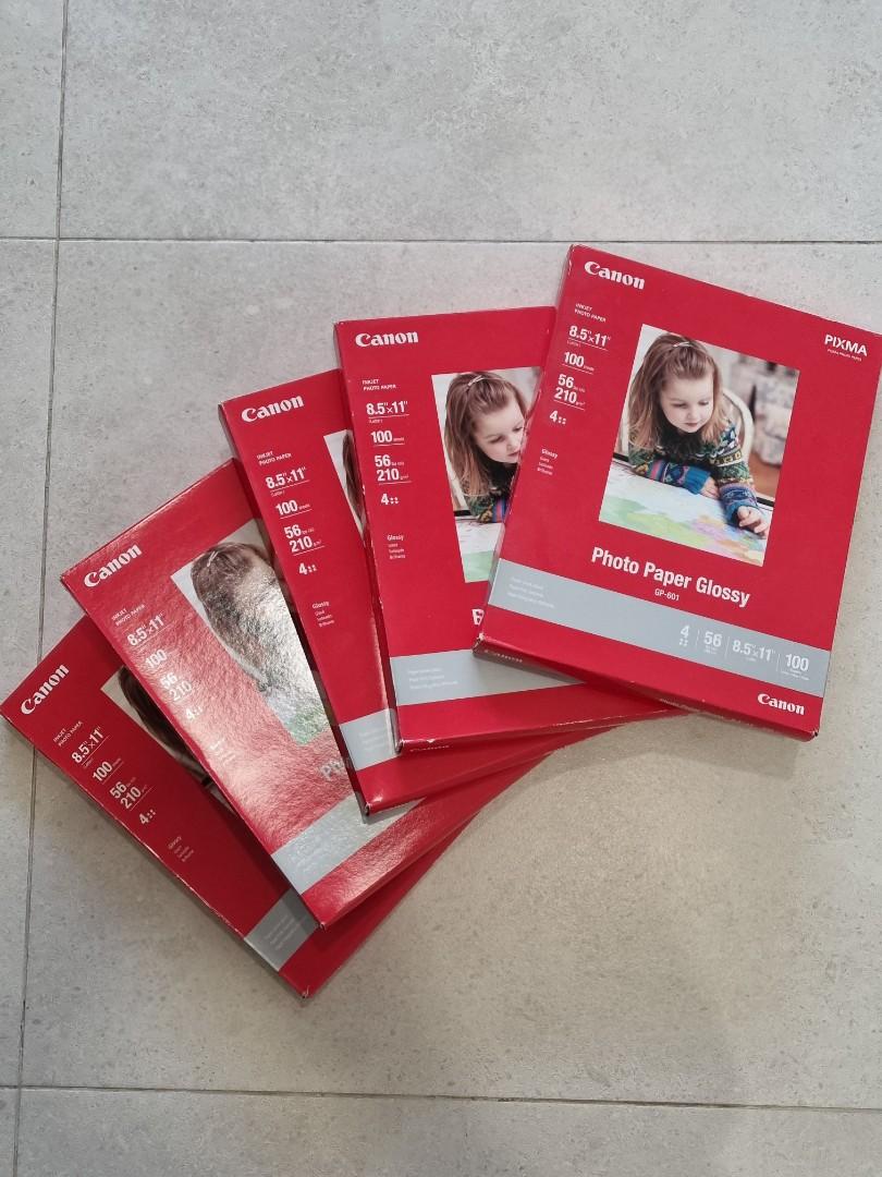 8.5" x 11" Letter Canon Photo Paper Pro(Luster) and Glossy, Hobbies ...