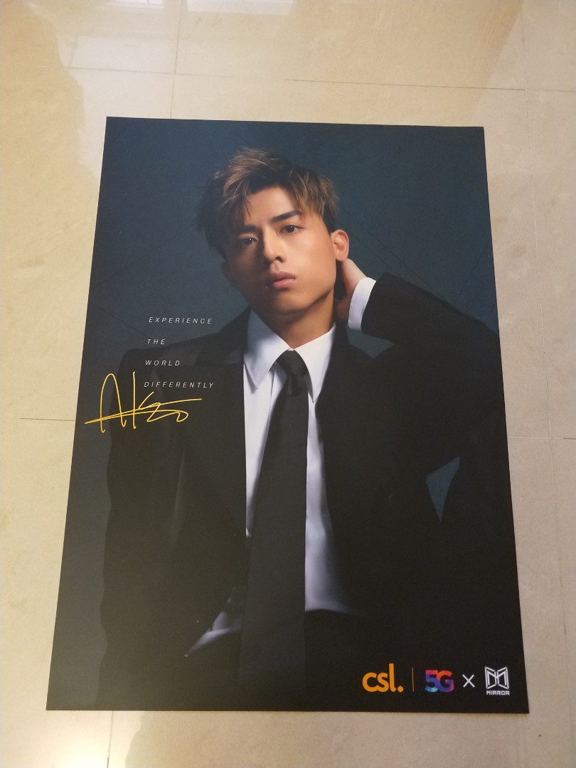 全新 Csl "Mirror" Anson Kong (AK) poster海報, 其他, 其他 - Carousell