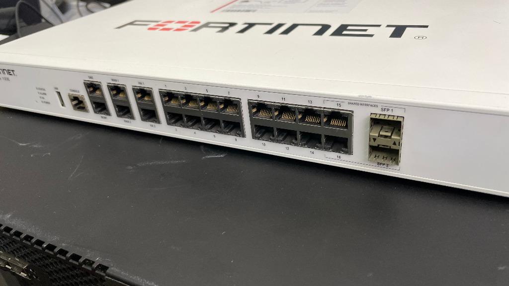 (特價一台)(二手) Fortinet FG-100E FortiGate-100E Network Security Appliance ...