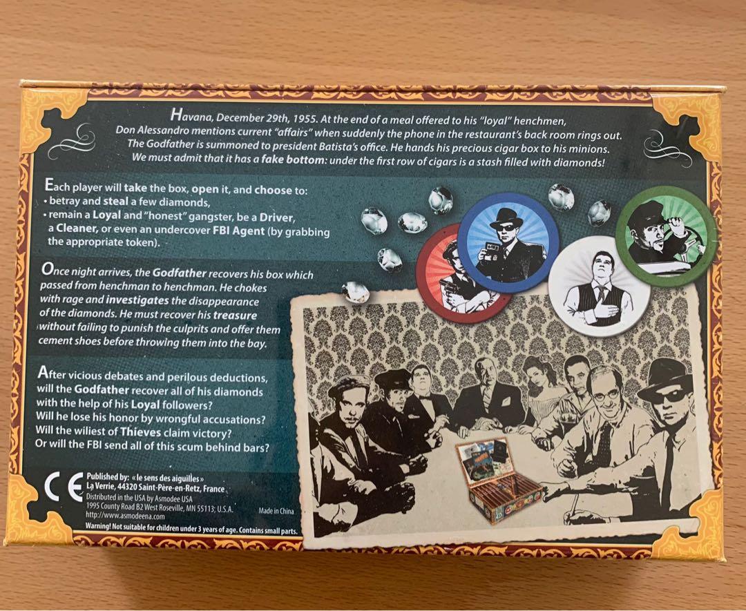 桌遊 Mafia de Cuba 教父風雲- #board game #boardgame, 興趣及遊戲, 玩具 & 遊戲類 - Carousell