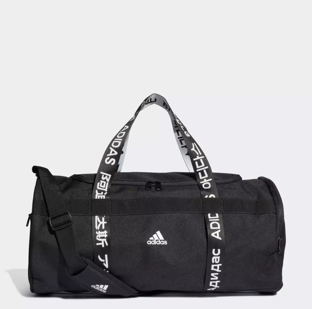 Adidas TRAINING Duffel Bag Medium Unisex Black FJ9352 Sports Equipment adidas-training-duffel-bag-medium-unisex-black-fj9352-sports-equipment