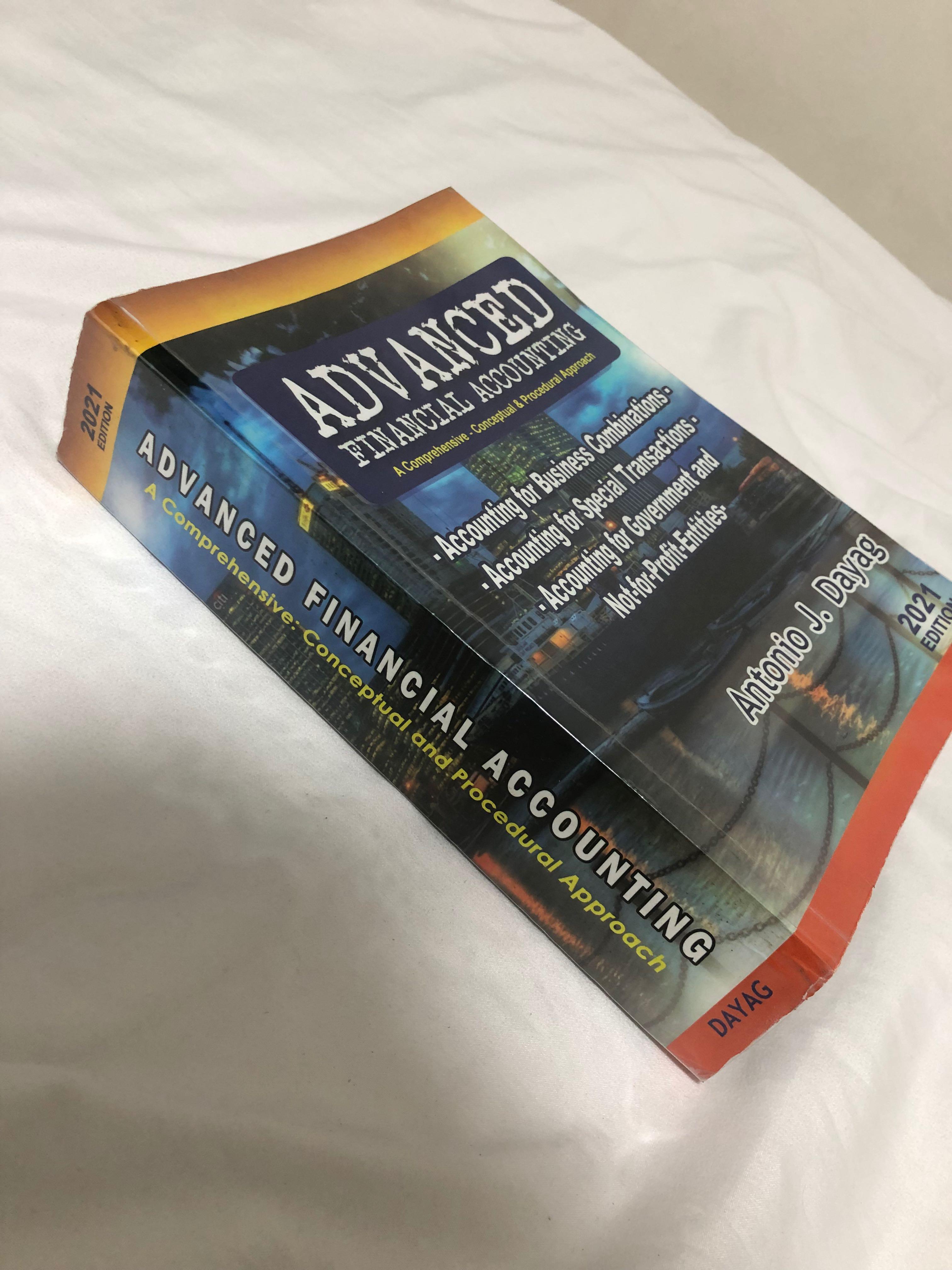 Advanced Financial Accounting 2021 Edition (Antonio Dayag), Hobbies ...