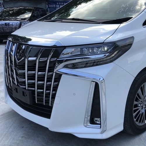 Alphard 2018 Front Bumper Aero With Grille, Auto Accessories on Carousell