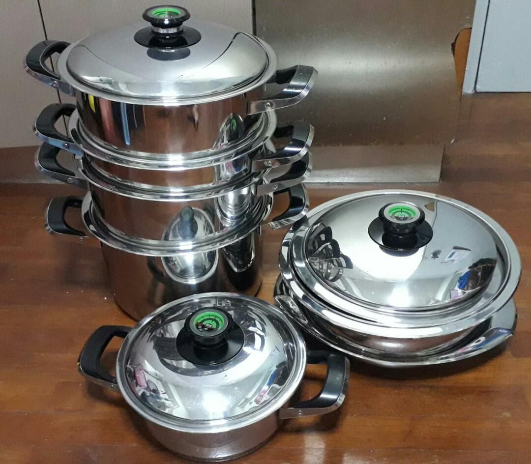AMC pots, Furniture & Home Living, Kitchenware & Tableware, Cookware ...