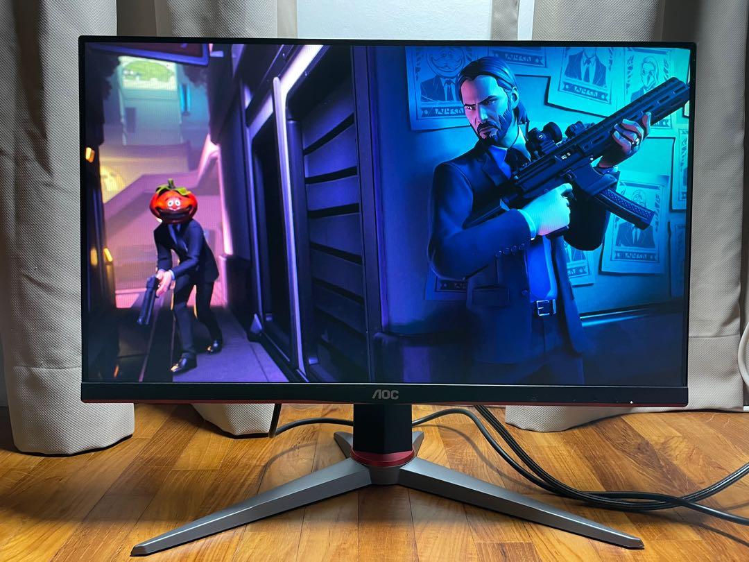 AOC 144hz 24 inch monitor 24G2, Computers & Tech, Parts & Accessories ...