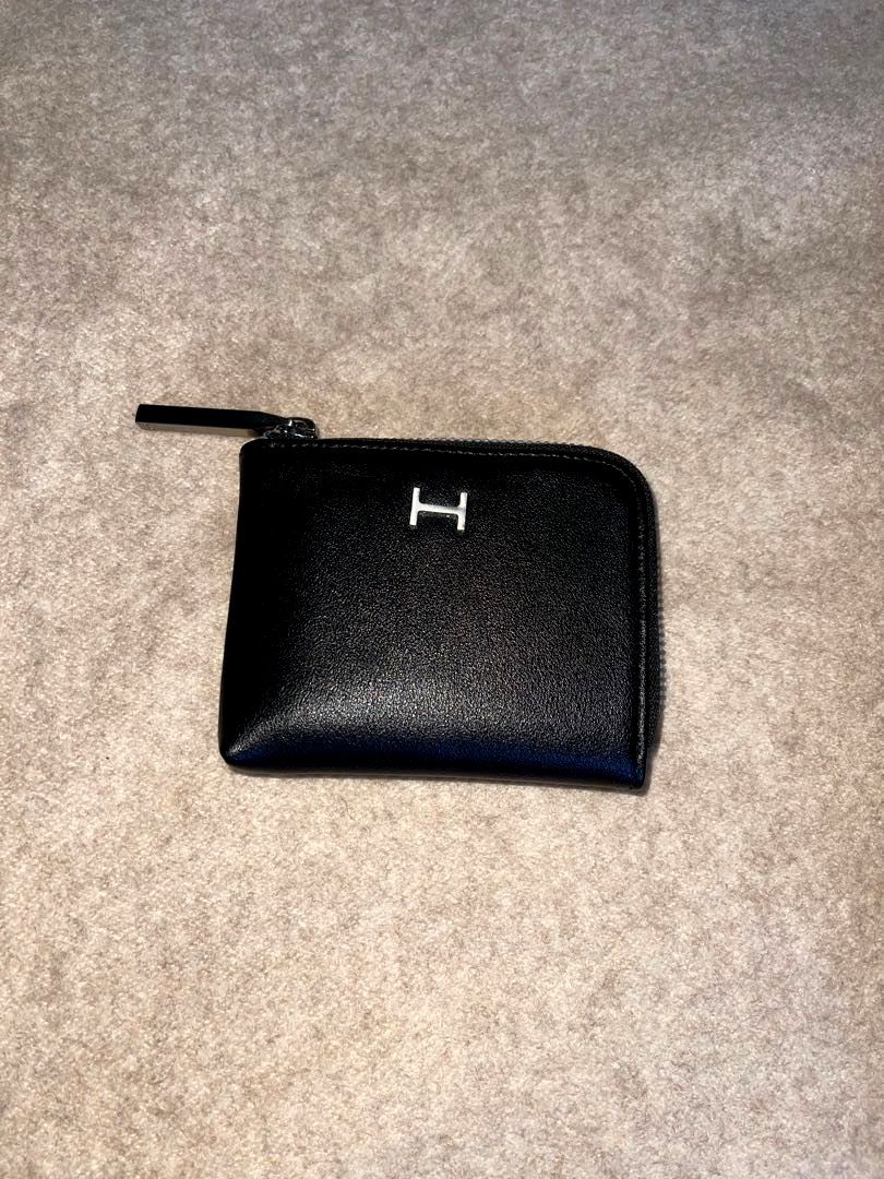 Authentic Halston Compact Leather Wallet Black, Women's Fashion, Bags ...