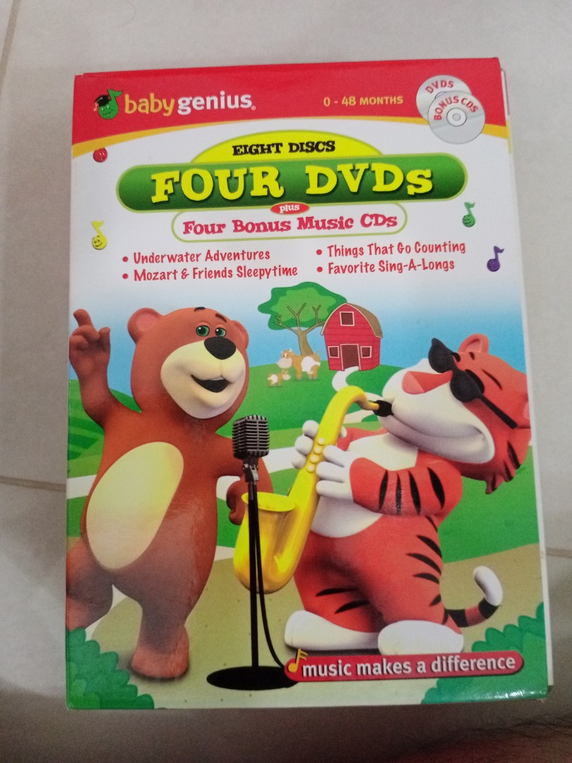 Baby Genius DVD Mozart sleepwear, Hobbies & Toys, Music & Media, CDs ...