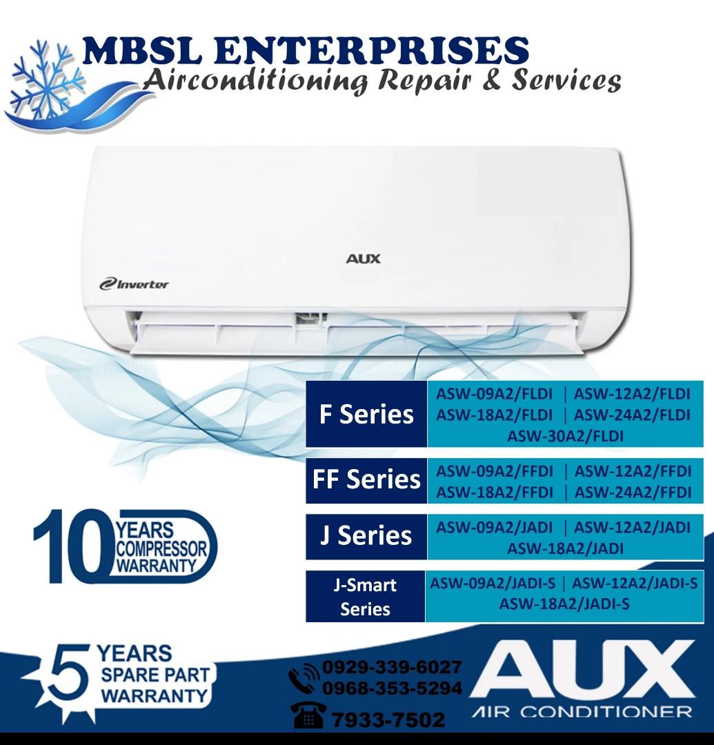 BRAND NEW AIRCON SPLIT TYPE AUX FULL DC INVERTER, TV & Home Appliances ...