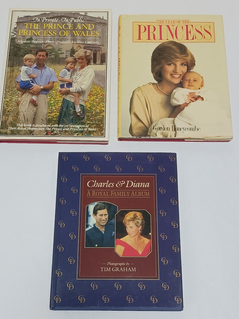 British Royal Family The Prince and Princess of Wales 3 Books ...