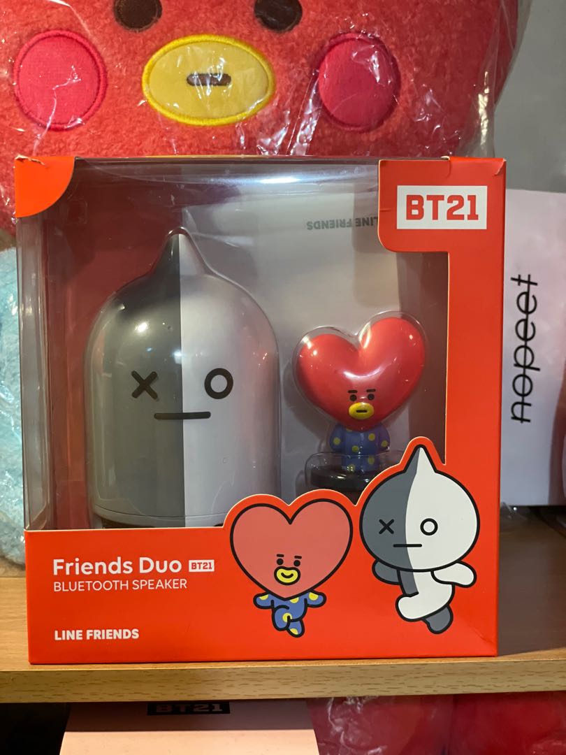 BT21 Line Friends Tata and Van BT speaker, Hobbies & Toys, Memorabilia ...