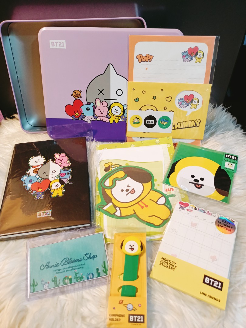 BT21 Stationary set (official), Hobbies & Toys, Memorabilia ...