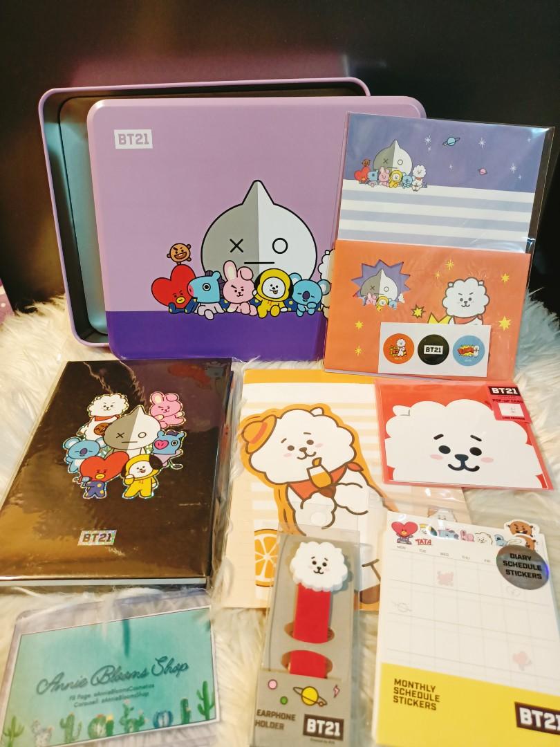 BT21 Stationary set (official), Hobbies & Toys, Memorabilia ...