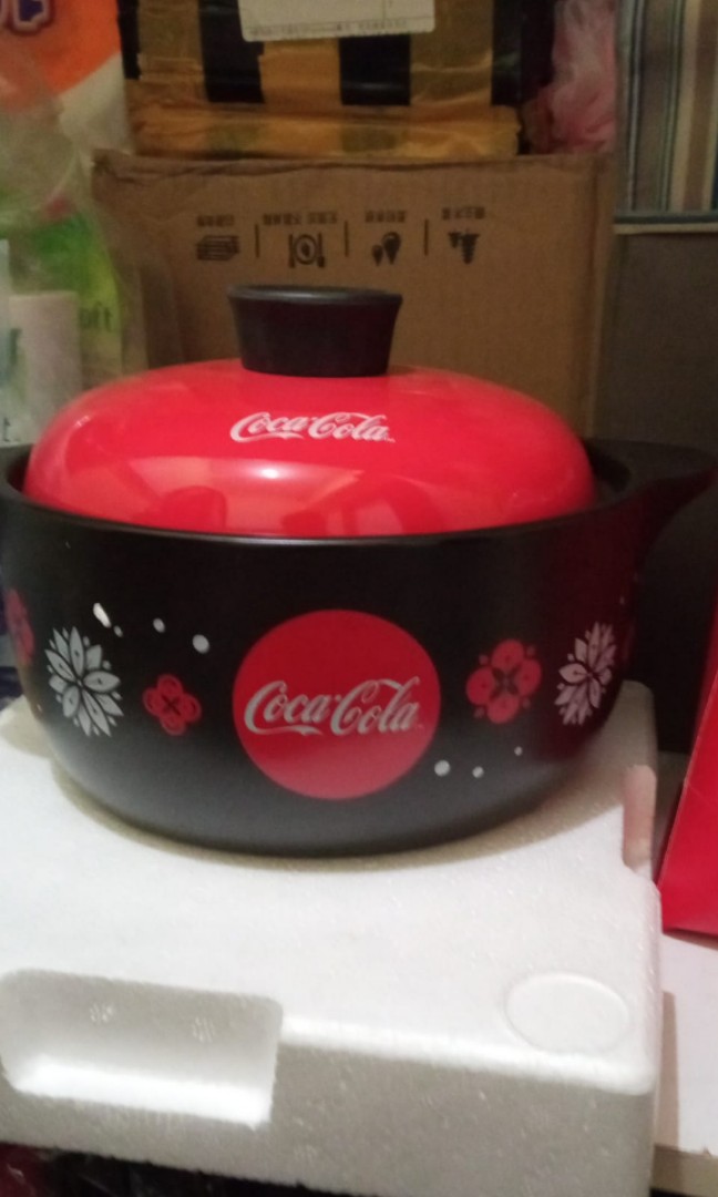[ACCEPT CDC] Coca cola Ceramic pot, TV & Home Appliances, Kitchen ...