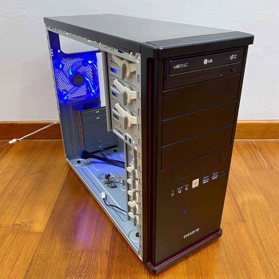 Computer Desktop PC CPU Case for ATX & MATX motherboard with 1 LED ...