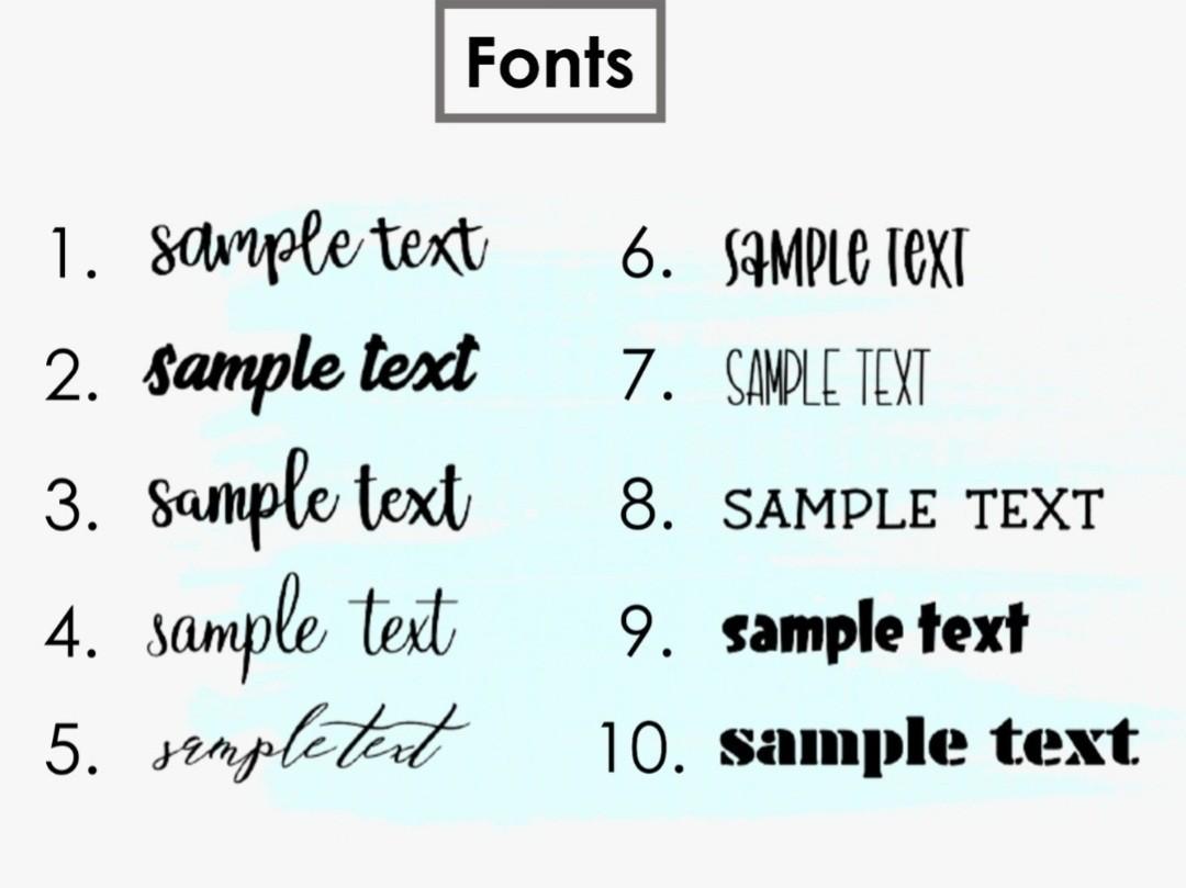 Custom Vinyl Decal Sticker - waterproof - name, wedding, anniversary ...