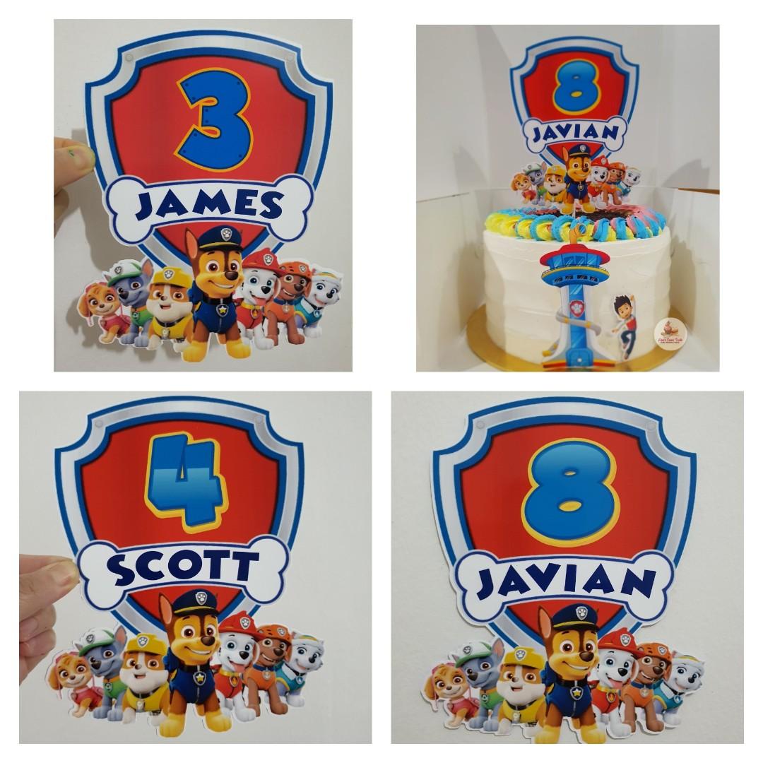 Customised cake topper stand is provided, Hobbies & Toys, Stationery ...