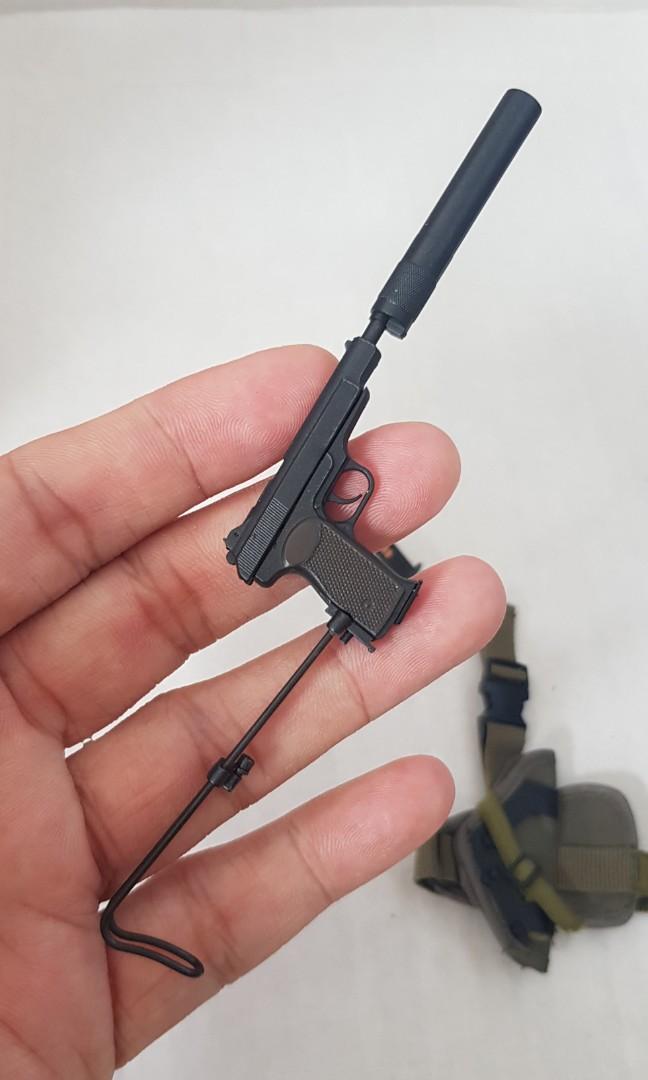 Damtoys 1/6 scale Spetsnaz in Beslan STETCHKIN APB PISTOL And holster ...