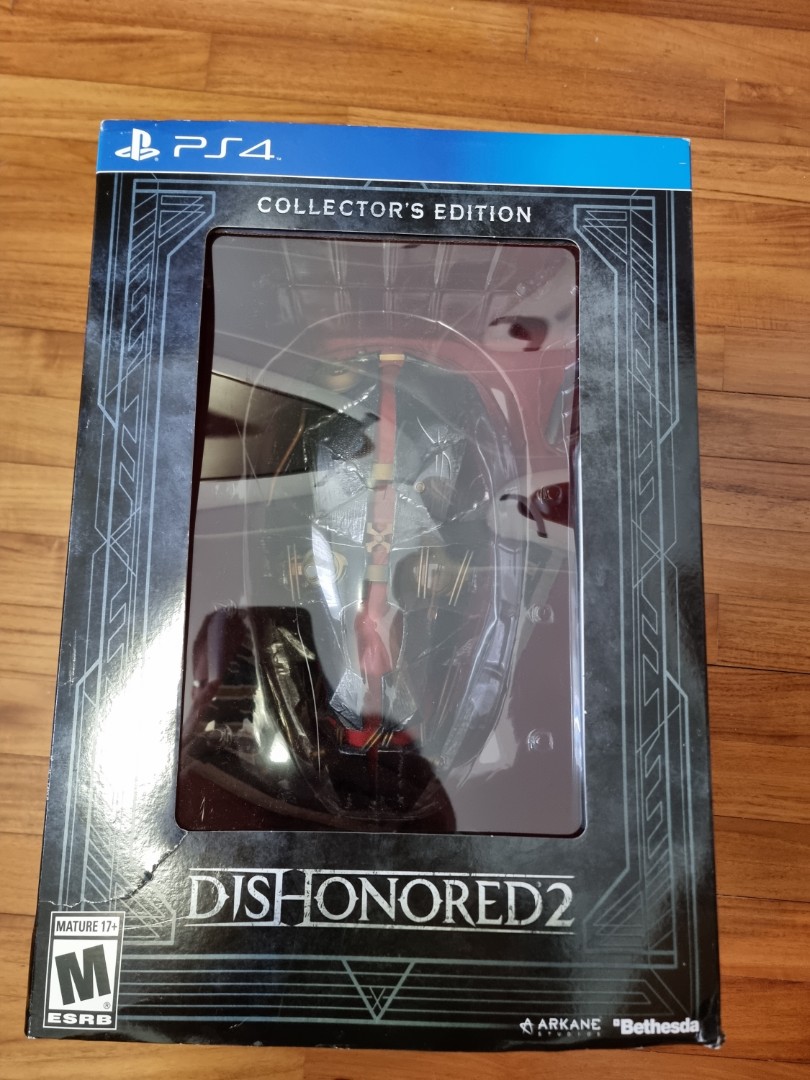 Dishonored 2 collectable mask and poster, Hobbies & Toys, Memorabilia ...