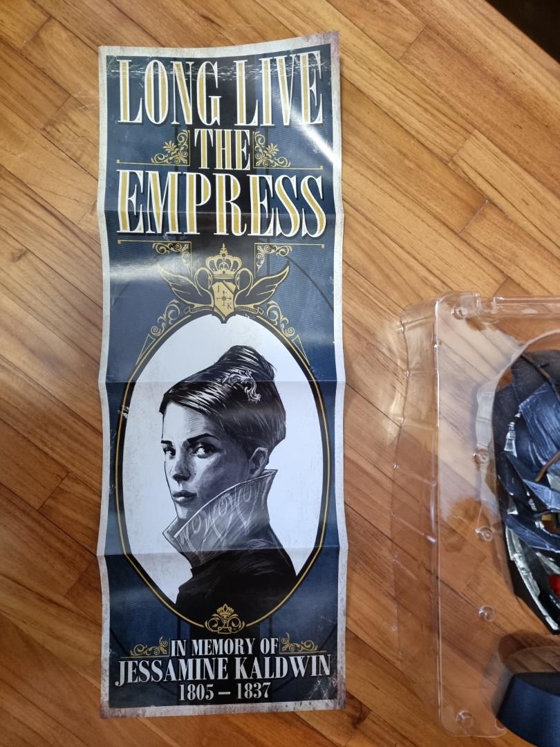 Dishonored 2 collectable mask and poster, Hobbies & Toys, Memorabilia ...