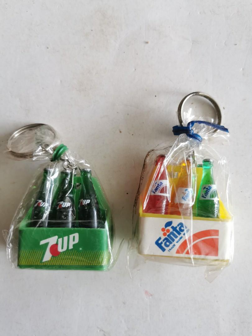 Fanta & 7 up bottled Key Chain Trademark Coca-Cola, Hobbies & Toys ...
