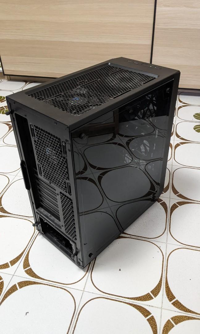 Fractal design Meshify C ATX computer case with 2 extra fans, Computers ...