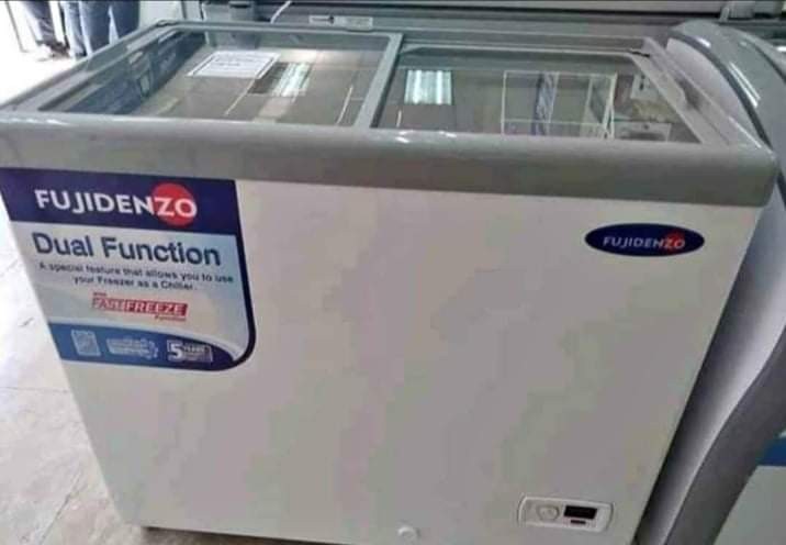 Fujidenzo Sliding Top Glass Chest Freezer, TV & Home Appliances, Kitchen Appliances ...