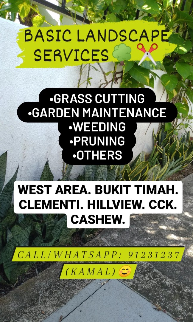 Weekend Landscape Services, Lifestyle Services, Others on Carousell