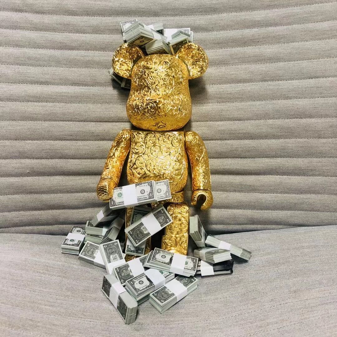 Golden BEARBRICK ROYAL SELANGOR, Hobbies & Toys, Toys & Games on Carousell