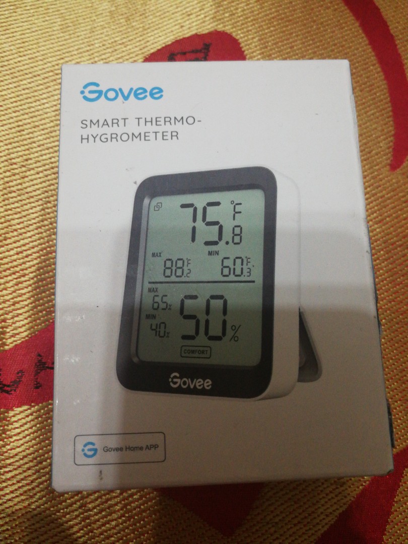 Govee Smart Thermo Hygrometer, Health & Nutrition, Health Monitors ...