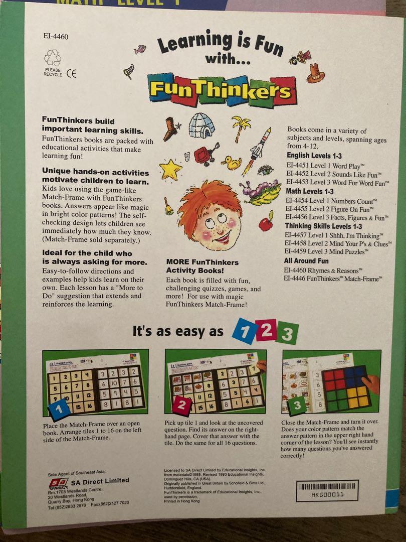 Grolier Fun Thinkers, Hobbies & Toys, Books & Magazines, Children's ...