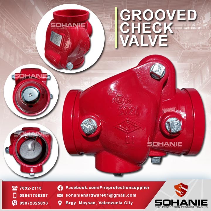 Groove Check Valve, Commercial & Industrial, Construction & Building ...