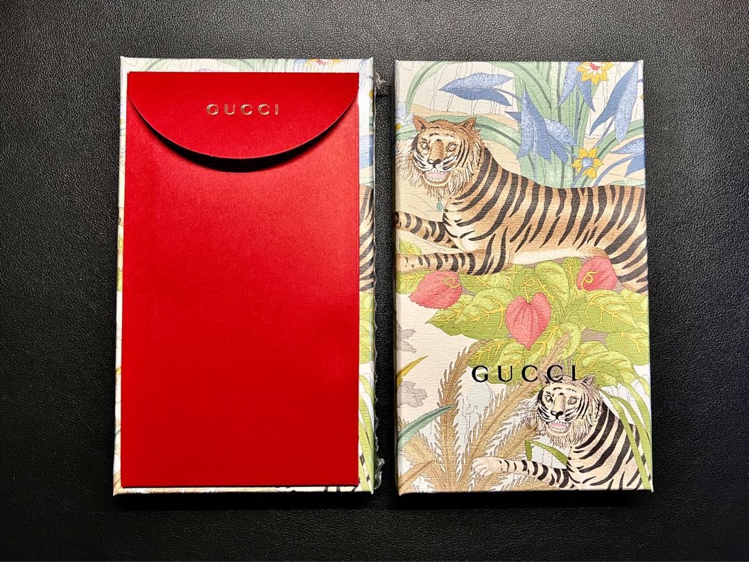 Gucci Tiger 2022 Red Packet Hongbao, Luxury, Accessories on Carousell