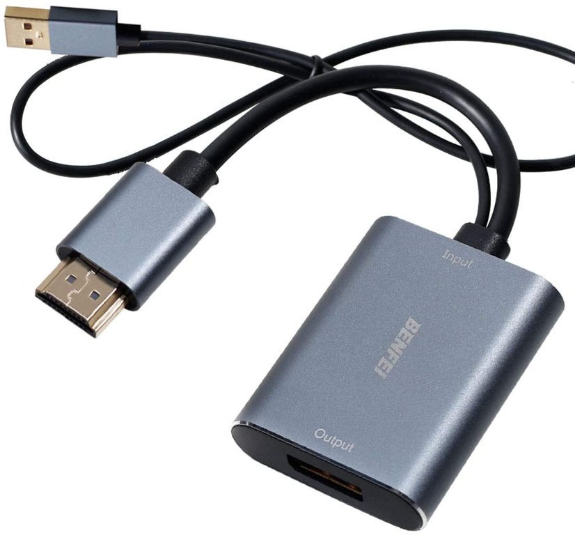 HDMI to DisplayPort Adapter, BENFEI HDMI of Laptop/PC to DisplayPort of ...