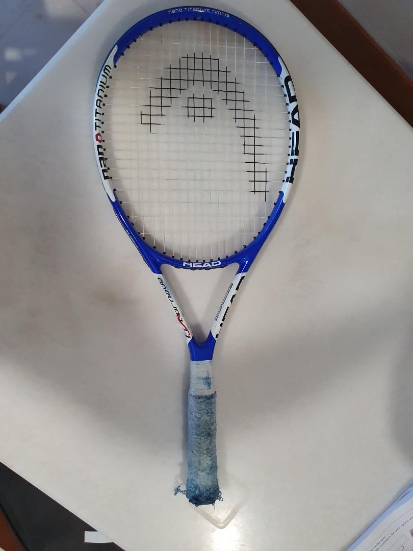 Head Nano Titanium Tennis Racket, Sports Equipment, Other Sports ...