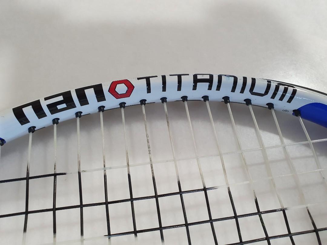 Head Nano Titanium Tennis Racket, Sports Equipment, Other Sports ...