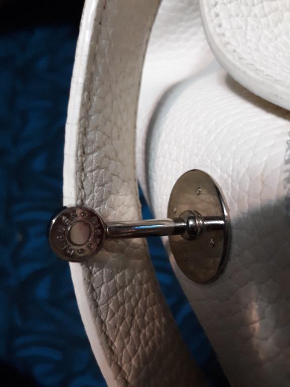 Hermes Lindy in Ivory White, Luxury, Bags & Wallets on Carousell