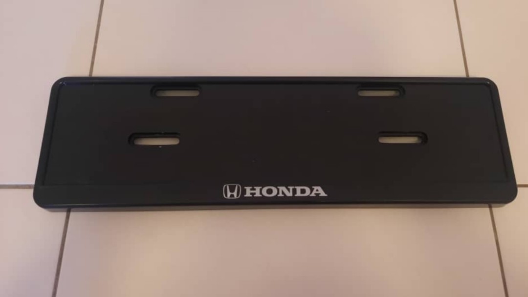 Honda number plate frame, Auto Accessories on Carousell