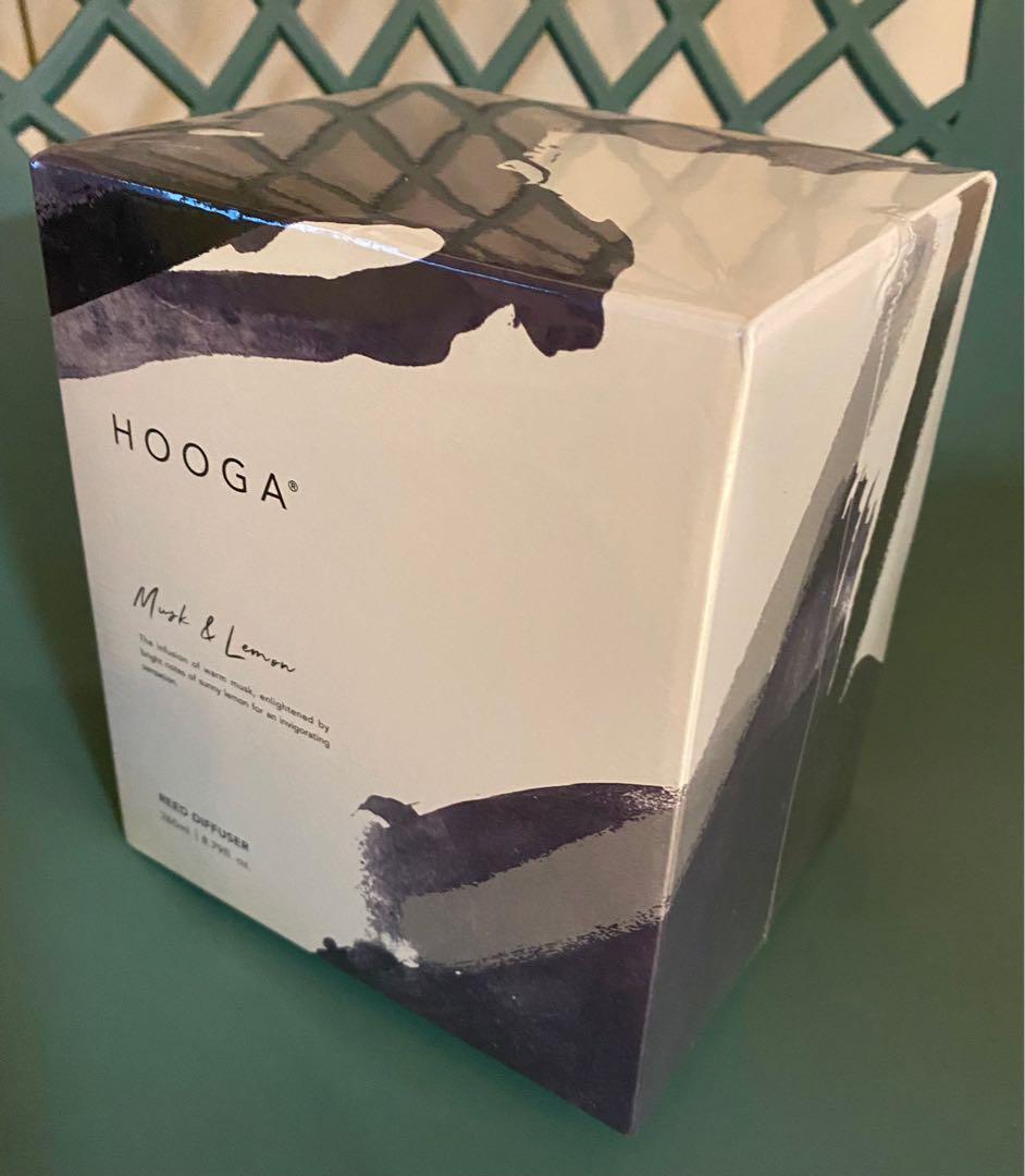 Hooga Reed Diffuser - Musk & Lemon scent, Furniture & Home Living, Home ...