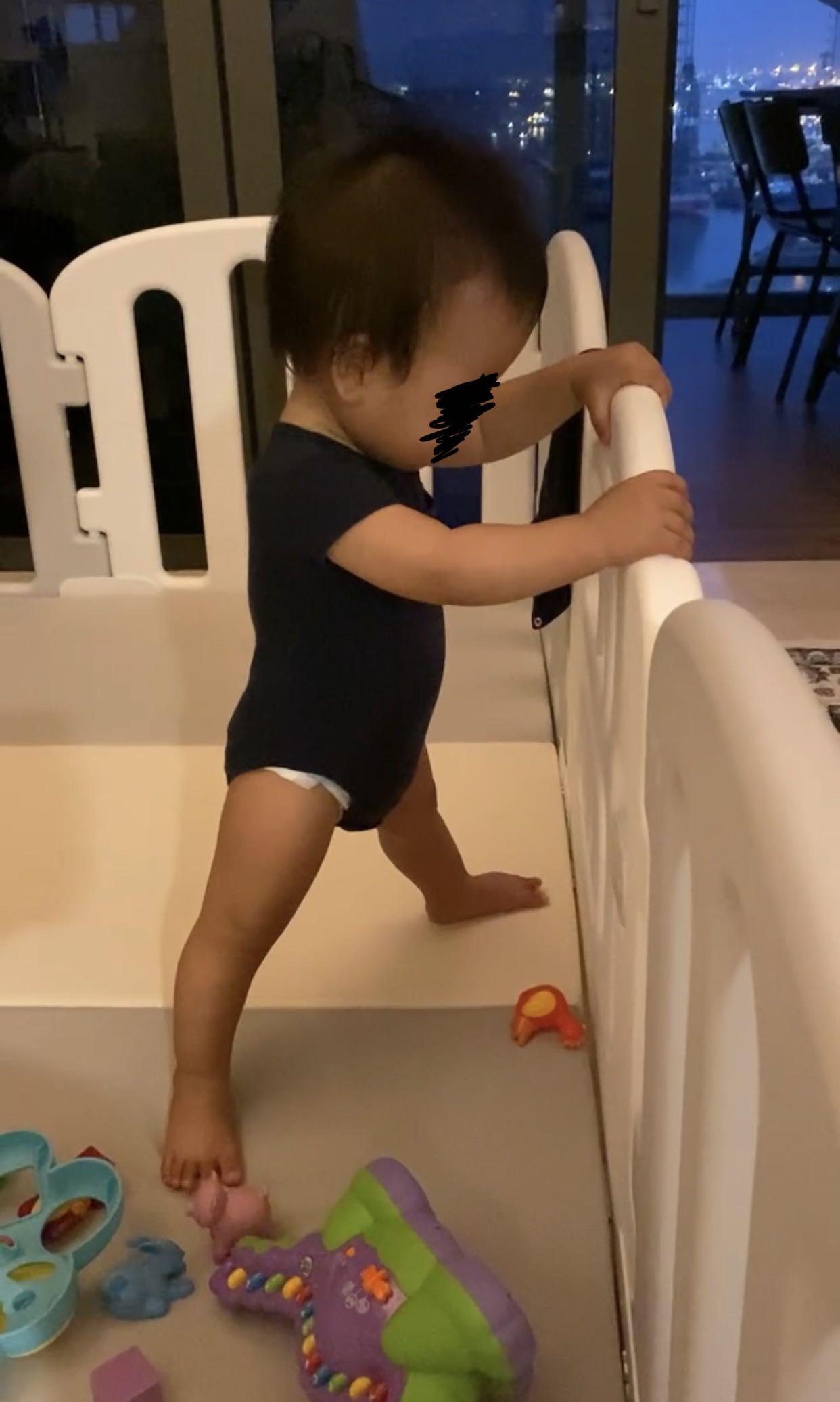 IFAM babyfirst play yard with mat, Babies & Kids, Infant Playtime on ...