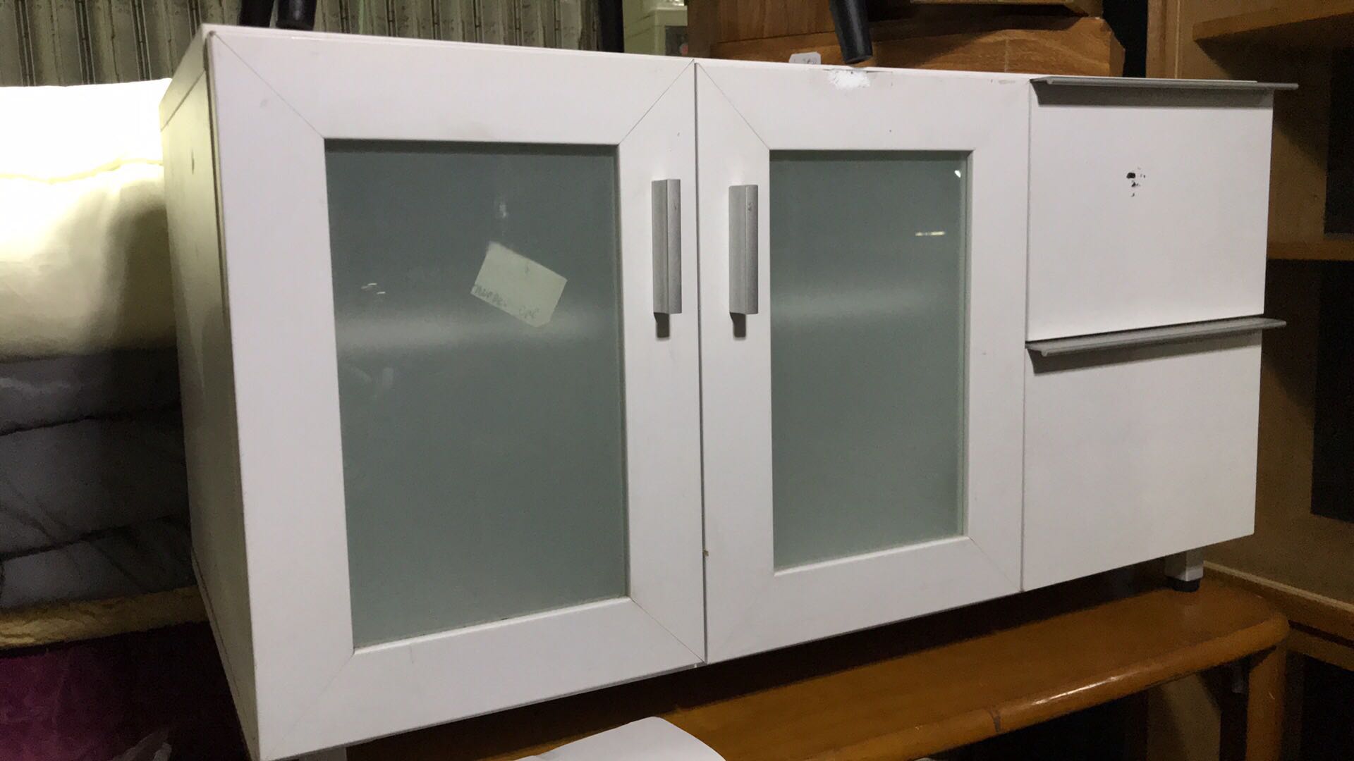 JAPAN WHITE 32” TV CONSOLE CABINET DRAWER., Furniture & Home Living ...