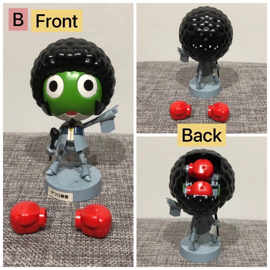 Keroro DX-03 TEAM KERORO MK.II GOD KERON, Keroro Afro sergeant sgt ...