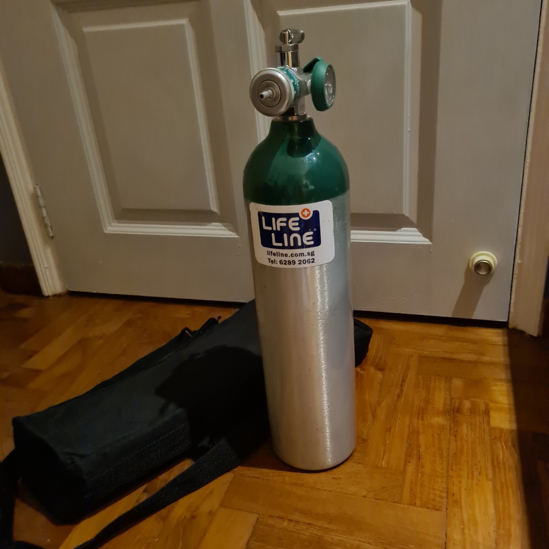 Life Line Portable Oxygen Tank, Health & Nutrition, Assistive ...