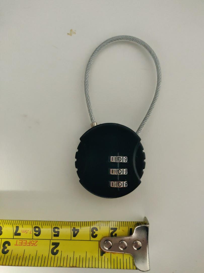 Lock combination dial cable lock, Furniture & Home Living, Security ...