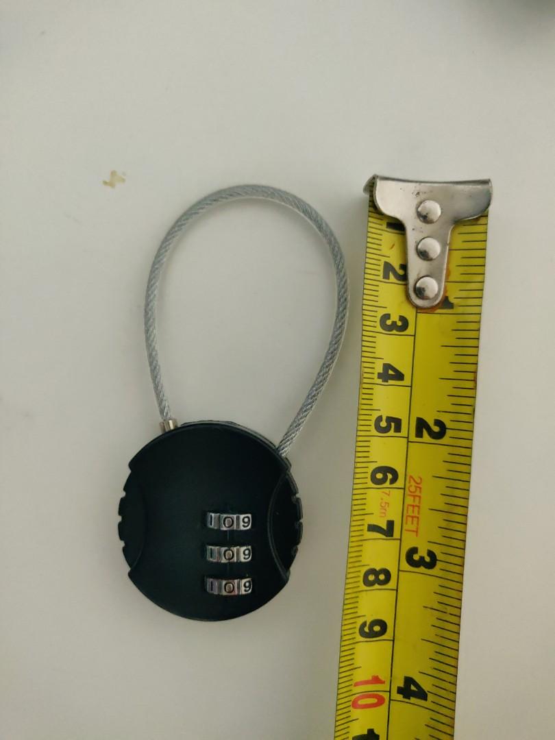 Lock combination dial cable lock, Furniture & Home Living, Security ...