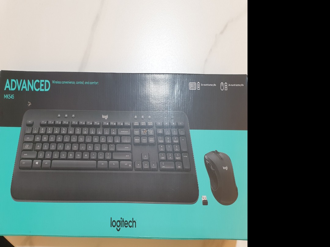 Logitech MK545 Wireless Keyboard and Mouse, Computers & Tech, Parts & Accessories, Computer ...