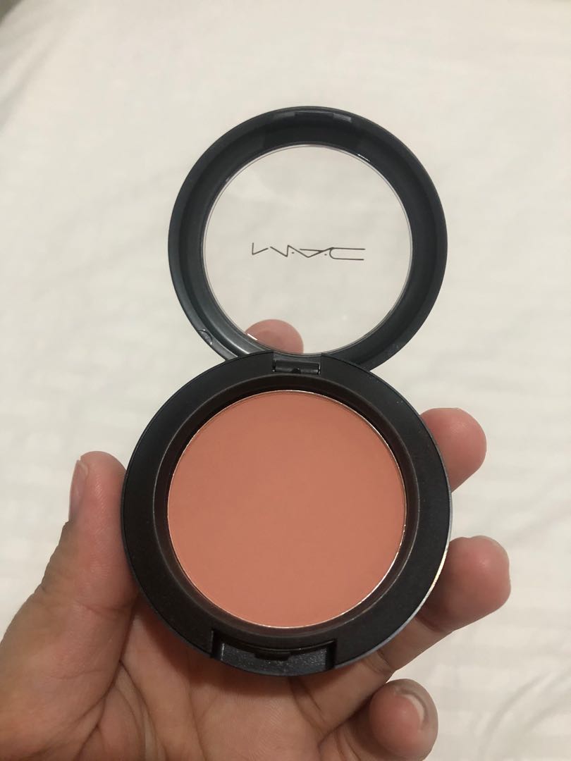 Mac Powder Blush (Melba) with free MAC brush, Beauty & Personal Care ...
