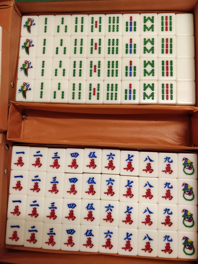 Mahjong Set A2 (pink), Hobbies & Toys, Toys & Games on Carousell