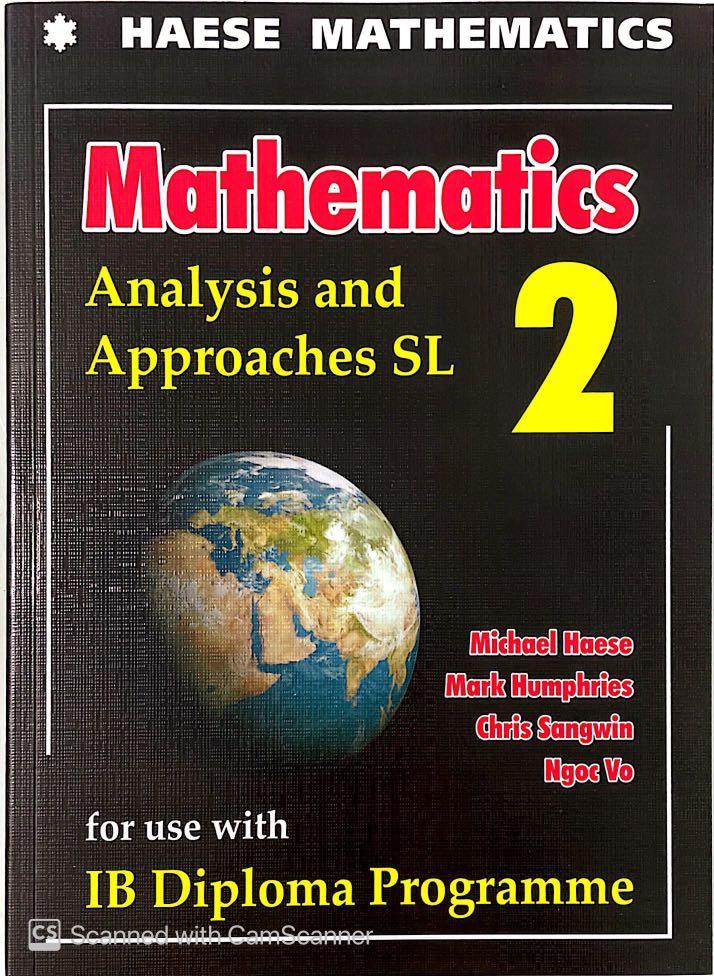 Mathematics Analysis and Approaches SL 2, Hobbies & Toys, Books ...